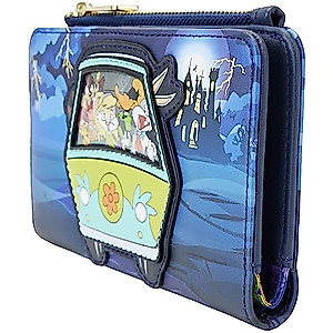 Warner Bros 100th Anniversary Looney Tunes Scooby-Doo Mash-Up Flap Wallet