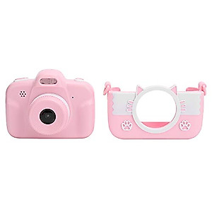 Children Digital Camera, Easy to Use Durable Touch Screen Children Camera Toddler Video Recorder for Birthday Gifts(Pink)