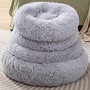 Dog Bed Cat Bed Cat Cushion Dog Bed Small Dogs Bed Doughnut Bed Small Dog Bed Cat Blanket Dog Blanket Small Dogs Bed Round Dog Bed for 3Kg