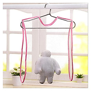 KRAZI 6pcs Drying Net Balcony Windproof Terylene Hanging Net Pillow Rack Underwear Hanger Clothes Mesh Storage Holder Clothes Rack