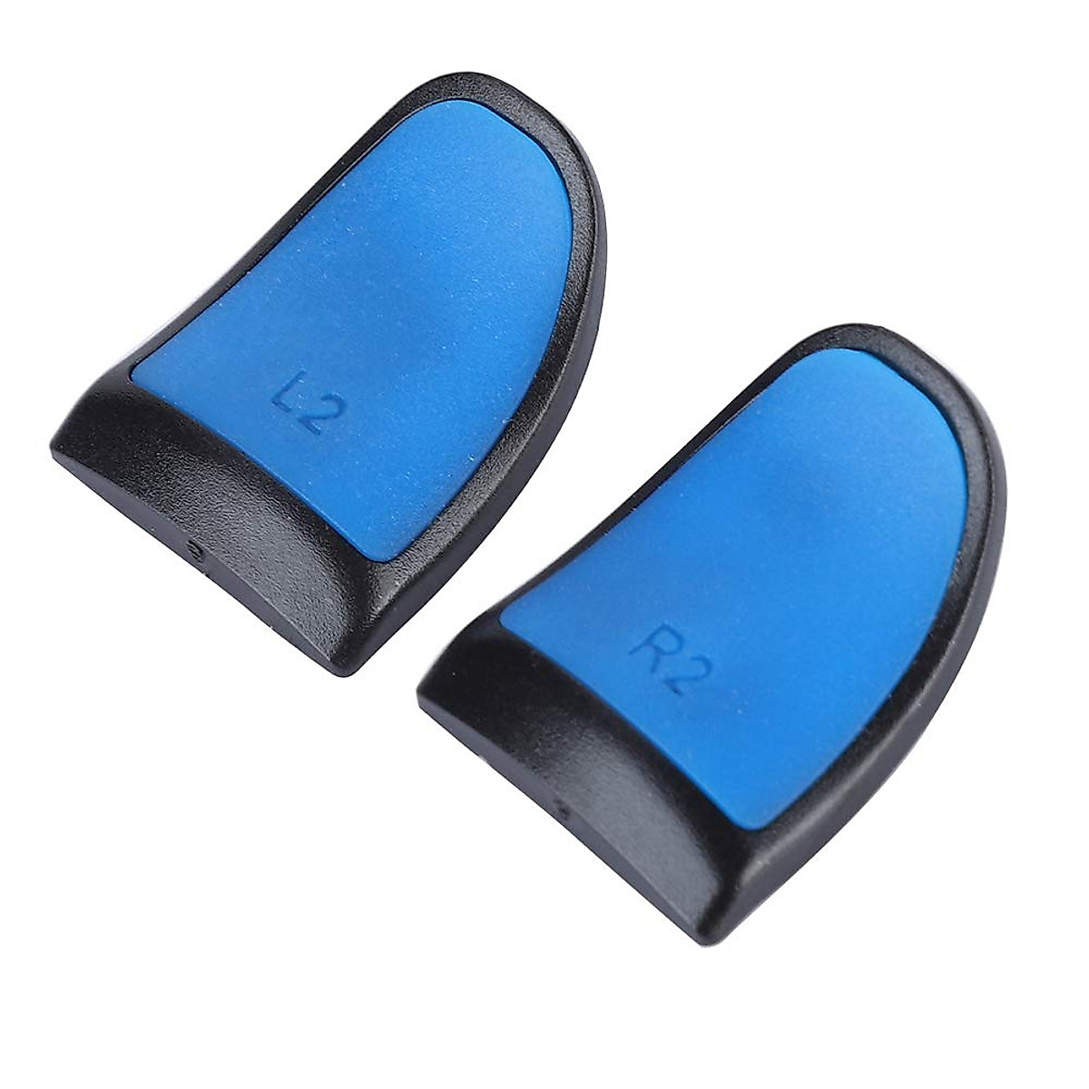 PS4 Trigger Extenders, L2 R2 Game Controller Extenders Buttons PS4 Extension Trigger Soft Touch Extended Grips for PS4(Blue)