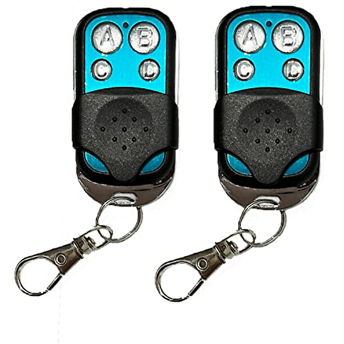 Cloning Remote Control Keychain, Replacement Garage Door Electric Gate, Duplicates and Replaces Original Factory Remote Controls for Vehicle Central Locking Systems (KSTCP*2)