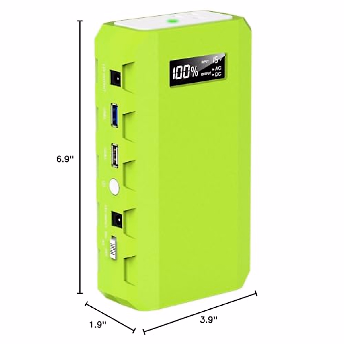 powkey Portable Power Station with AC Outlet, 65W/110V External Battery Pack 24000mAh/88.8Wh Power Pack, Portable Power Source Supply Backup for Outdoor Tent Camping Home Office