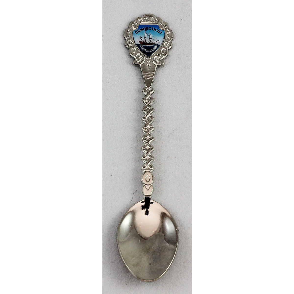 Connecticut State Souvenir Collectible Twist Spoon 5" lpco