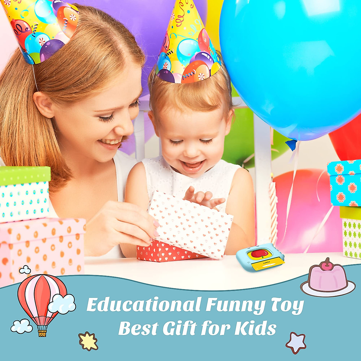 Pocket Speech Therapy Materials Toys for Toddlers 1-6, 510 Sight Words Learning Toy Talking Flash Cards, Autism Sensory Toys, Learning Resource Montessori Preschool Educational Toys, Boy Birthday Gift