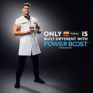 Duracell Coppertop AA Batteries with Power Boost ingredients, 28 Count (Pack of 1). Re-closable pack for quick, easy access and organized storage. Double A Battery with Long-lasting Power