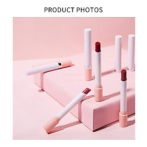 Emirde 4 Colors Matte Cigarette Lipstick Pack Set Tube Nude Red Lips Long Lasting Waterproof Liquid Lipstick Women Make up Velvet Cosmetic Lipsticks C