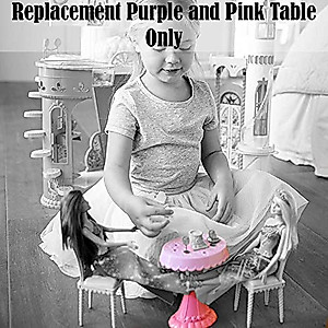 Replacement Parts for Barbie Dreamtopia Sweetville Castle Playset - DYX32 ~ Replacement Purple and Pink Table