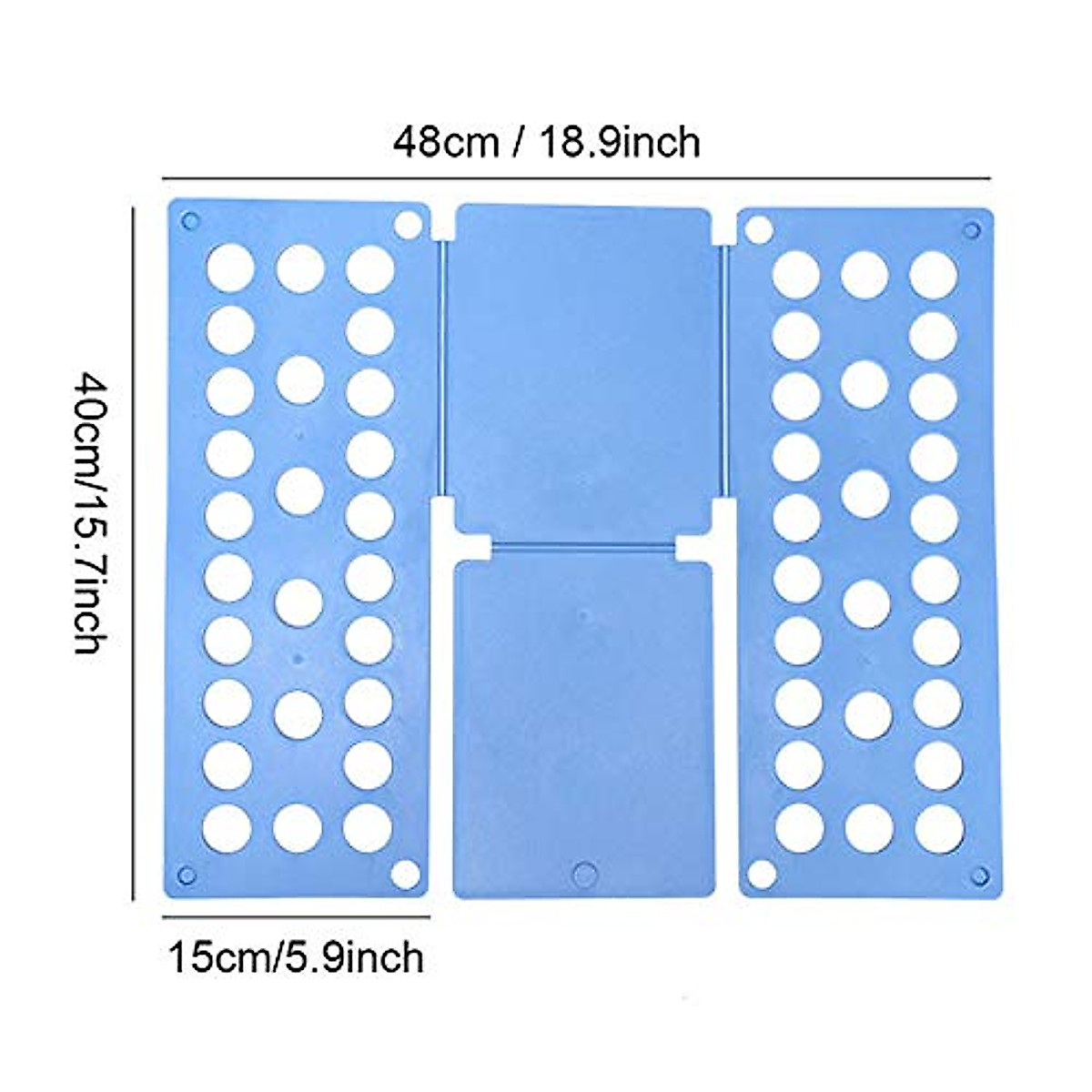 Shirt Folding Board t Shirts Clothes Folder 19" x 16" Adjustable T-Shirt Clothes Fast Folder Folding Board Laundry Organizer for Child US Stock