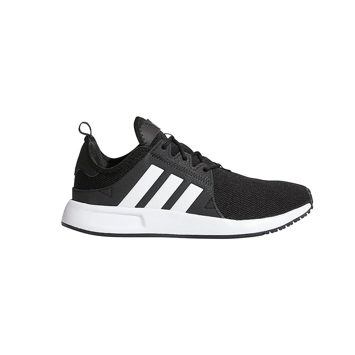 adidas Originals X_PLR Sneaker, Black/White/Black, 5 US Unisex Big Kid