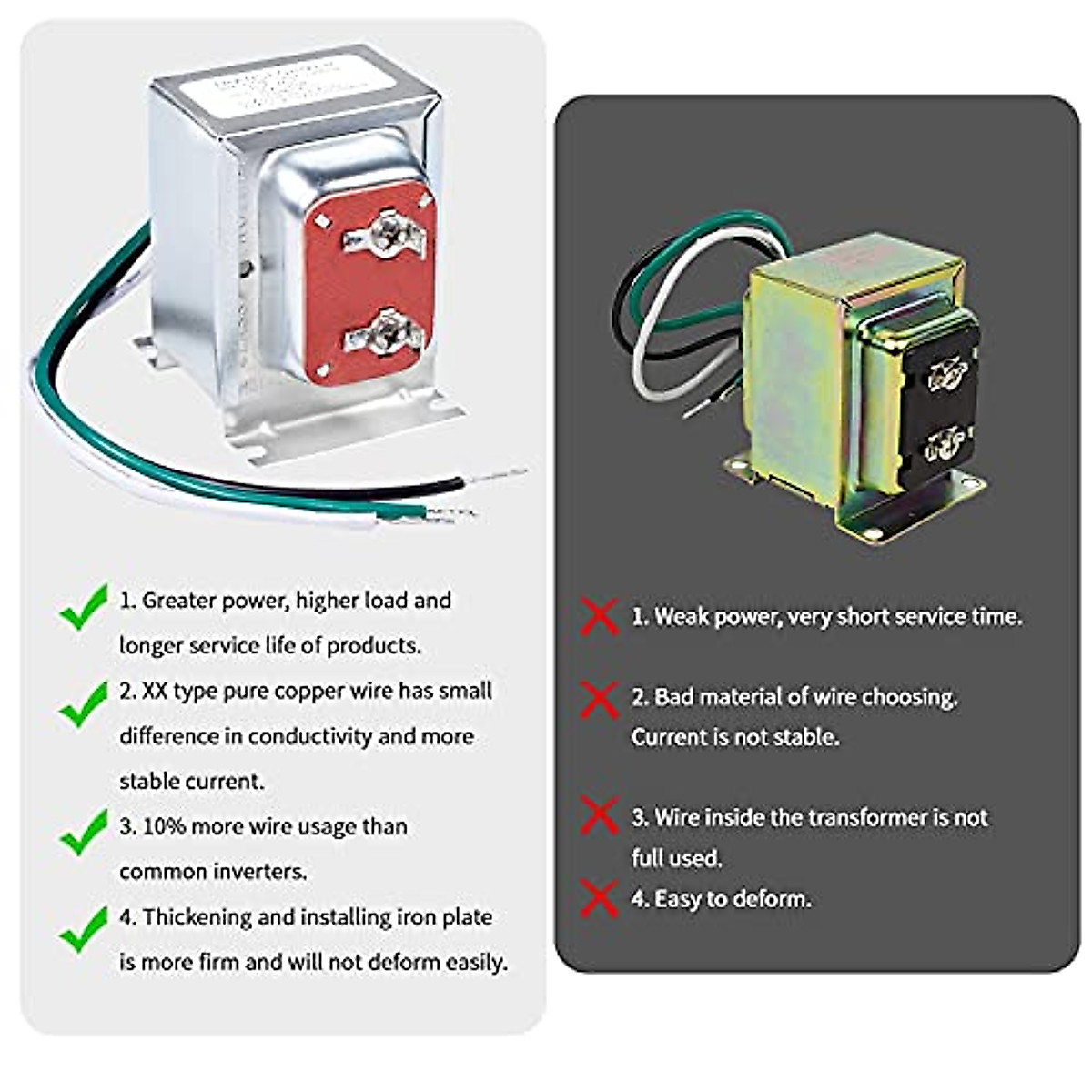 Doorbell Transformer, 16V, 30VA Comptible with Ring Pro,Nest Hello