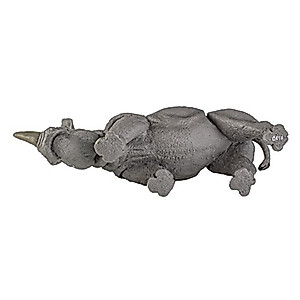 Safari Ltd. White Rhino Toy Figurine - Realistic, Hand-Painted 5.75" Model Figure - Safe, Educational Toy for Boys, Girls & Kids Ages 3+