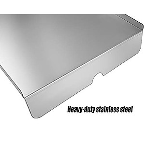 Wondjiont Steel Drip Pan Heat Baffle, Replacement for Traeger Pellet Smoker Grill, Newer Lil' Tex, Lil' Tex Elite, Lil' Tex Pro, & Pro Series 22 BAC-012