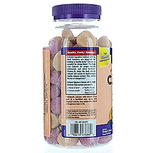 Kirkland Signature Chewable Calcium with Vitamin D3 Adult Gummies, 120 ct x 1 Bottle