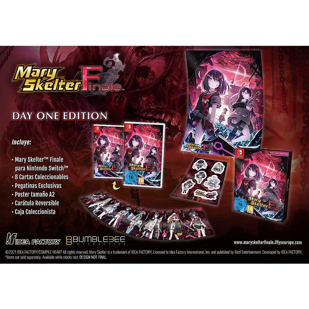 Mary Skelter Finale (Day One Edition) (Nintendo Switch)