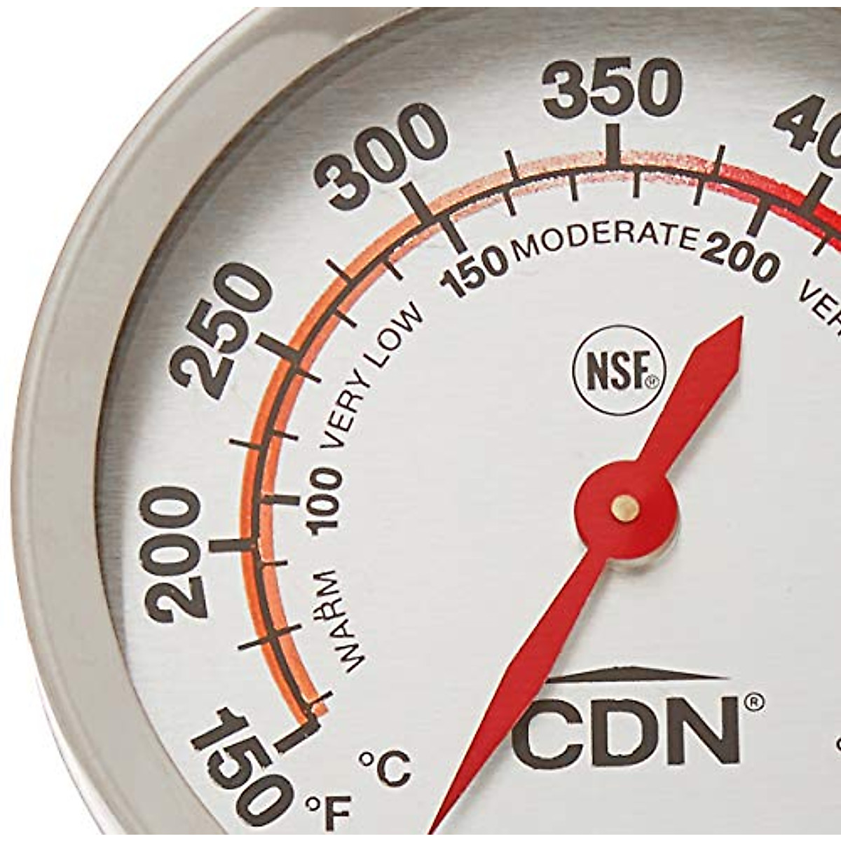 CDN DOT2 09502000954 ProAccurate Oven Thermometer, 1 EA, Silver