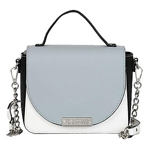 Steve Madden BMELODIE Crossbody Saddle Bag (BLUE)