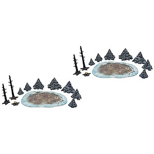 Monster Scenery Ice Wilds: Snow Pine Forest Double Pack (2 Items)