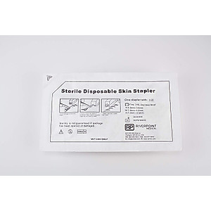 Riverpoint Medical Veterinary Surgical Skin Wound Closure Stapler Disposable Single use 35 Regular Size Stainless Steel Staples