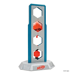 NERF Elite 5-in-1 Target Challenge - Five Unique Targets with Five Stackable Bases Plus Trophy Target Token