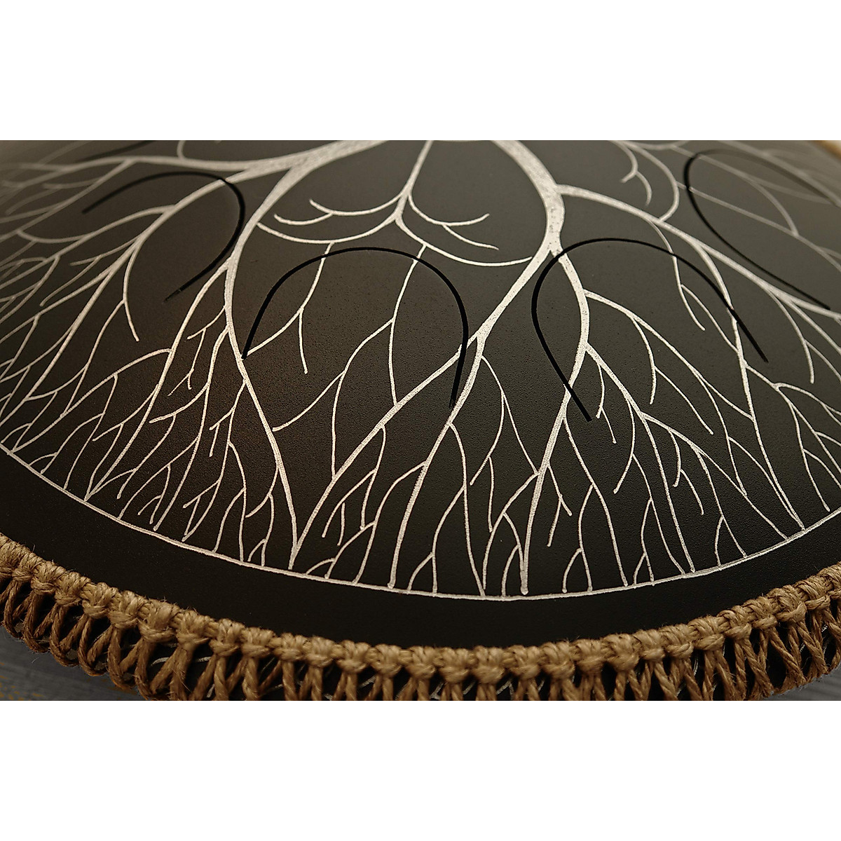 GUDA DRUM Freezbee Tree with Rope Decoration FREE Mallets and Quality Travel Bag. Best Pandrum, Tongue Drum