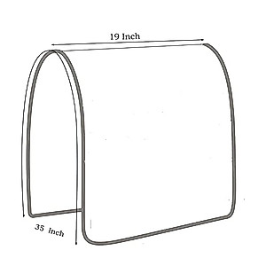 Zenhouse Sofa Arm Covers Linen Couch Arm Covers for Chairs and Sofa, Couch Loveseat Armchair Covers Anti-Slip Furniture Protector Armchair Slipcover for Living Room Set of 2, Black