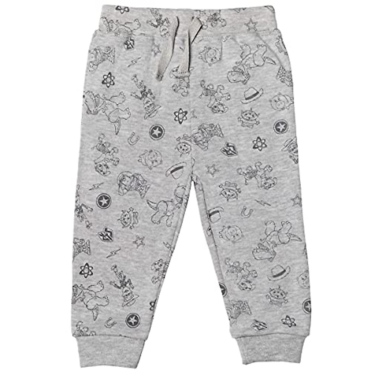 Disney Pixar Toy Story Baby Boys 5 Piece Bodysuit Pants Set Yellow/Grey/Oatmeal 24 Months