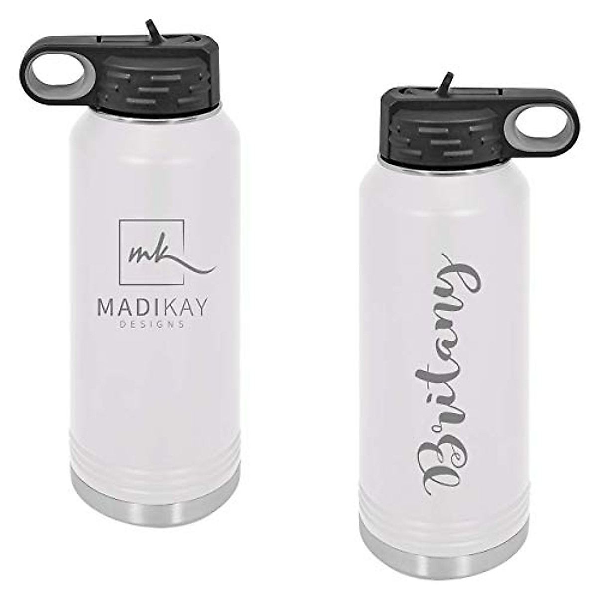 Insulated Stainless-Steel Water Bottle, Personalized Water Bottle Christmas Gift (32 Ounces)