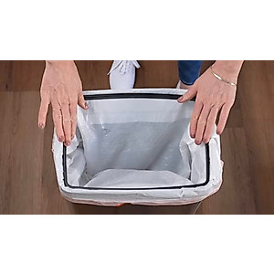 SIMPLI-MAGIC Sensor Trash Can Automatic Touchless Kitchen Garbage Bin, Stainless Steel, 13 Gallon