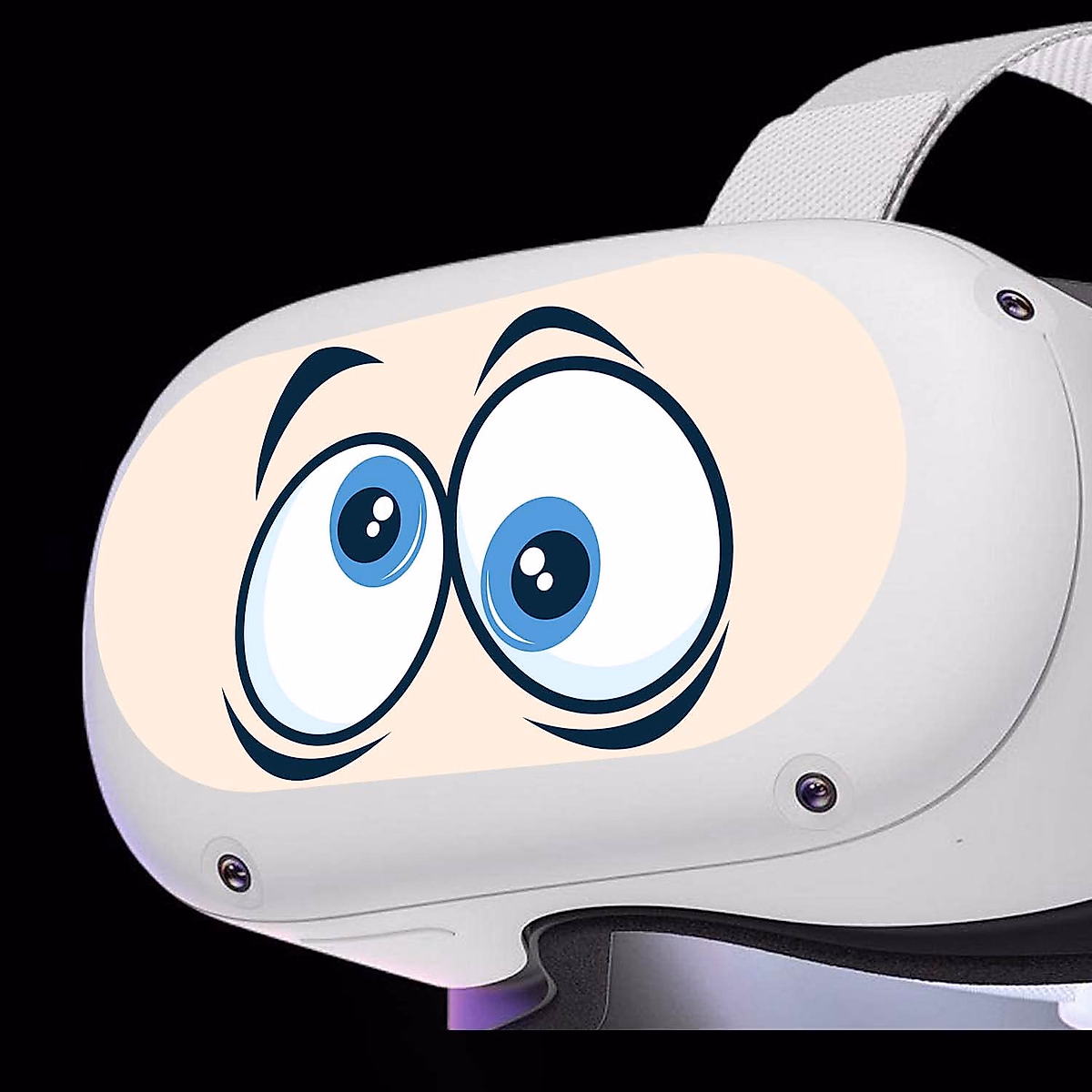 KCD VR Headset Controller Decal Sticker - Front Eyes Skin - Blue Googly