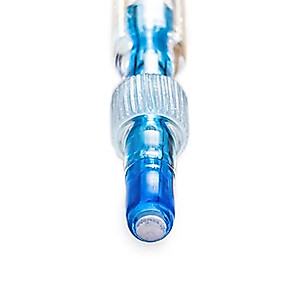 Apera Instruments LabSen 803 Refillable Glass-Body pH Electrode for Purified Water and Low Ion-Concentration Solutions, with Built-in Temperature Sensor, BNC/RCA Connector