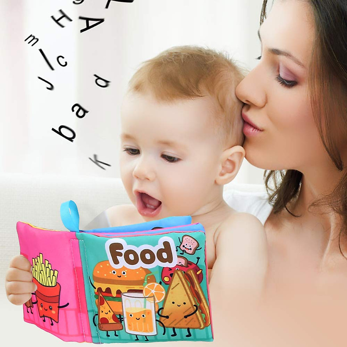 kramow Baby's First Soft Books with Rustling Sound,Cloth Books Toy Set for Newborns, Infants, Toddlers Kids.Perfect for Baby Toy Sets Baby Shower