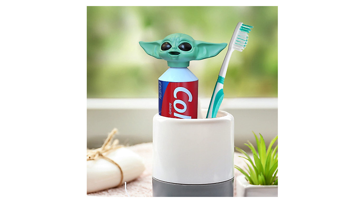 Mefaster Yoda Toothpaste Cap Dispenser for Kids & Adults