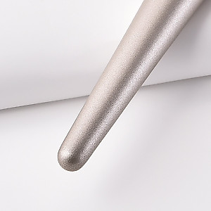 VVS 1pcs Professional Makeup Brush Set, Premium Synthetic Foundation Brush Blending Powder Tapered Kabuki Liquid Foundation Makeup Brushes Cosmetics Applicator (Gold 1)