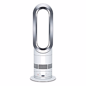 Dyson AM05 Hot + Cool Fan Heater, White/Silver