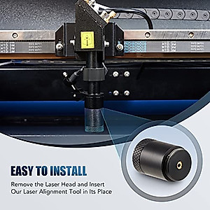 OMTech CO2 Laser Alignment Tool for Laser Engravers, Precision Red Laser Pointer for 50W 60W 70W 80W 100W 130W 180W Laser Engraving Marking Cutting Machines Except Polar 350, Visible Laser Path Guide