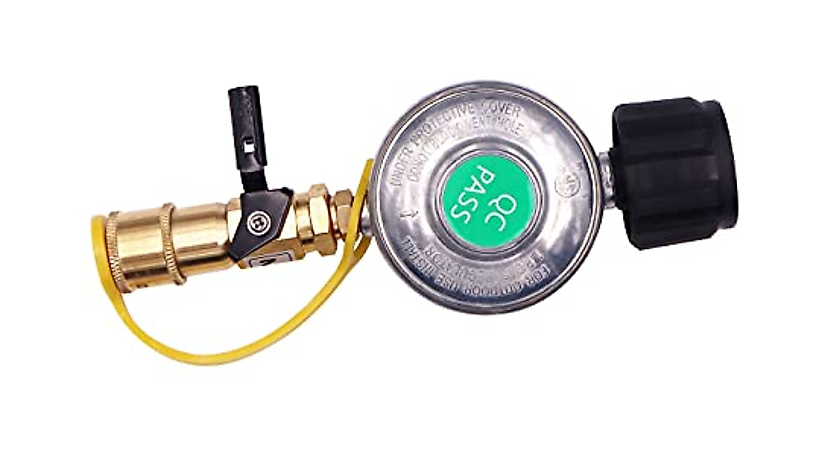 METER STAR QCC Propane Gas Regulator Kit for Blackstone & RV Connectors