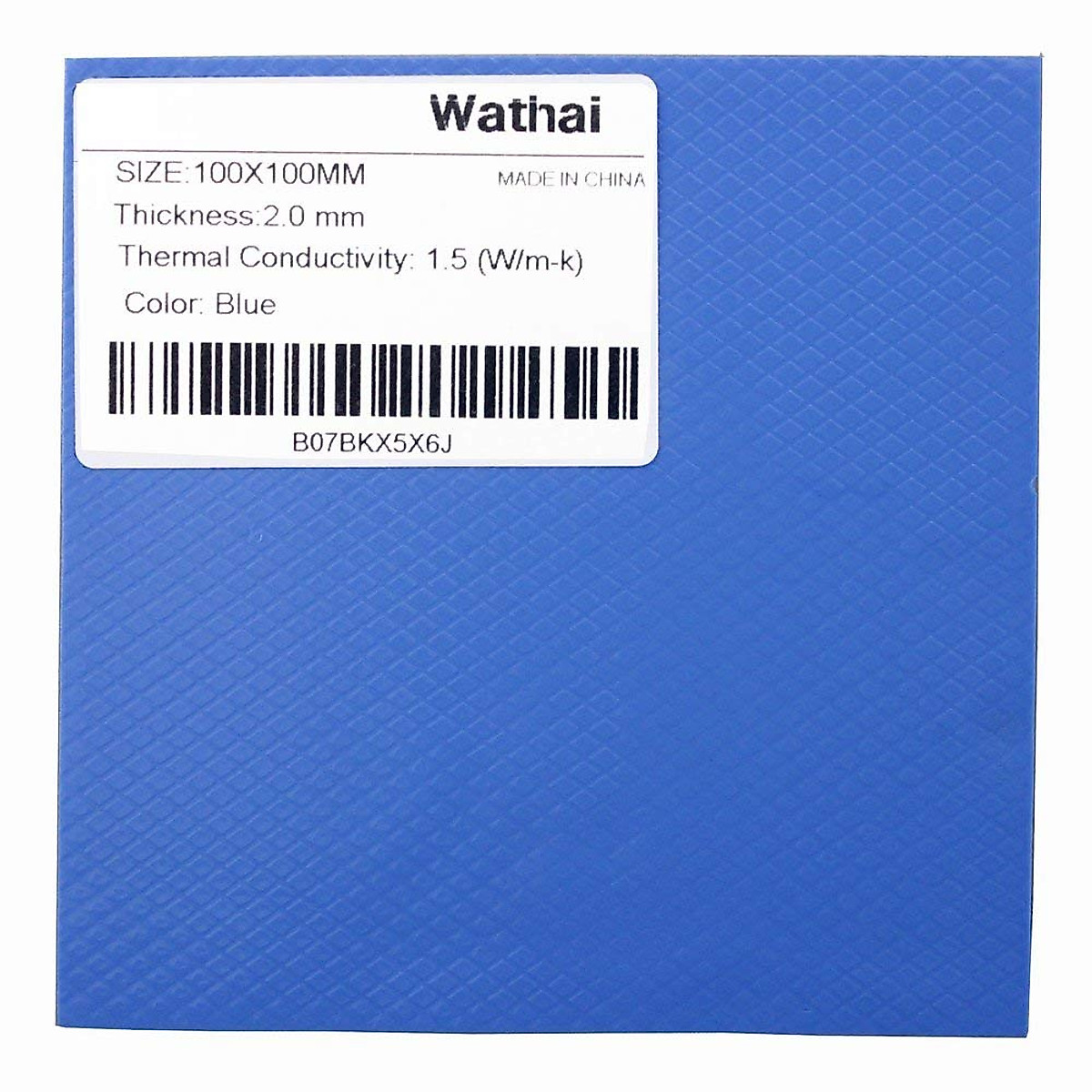 Wathai Blue 100x100x2mm 2mm Silicone Pad Thermal Conductivity 1.5 W/mk Thermal pad For GPU CPU PS3 PS2 Xbox Heatsink Cooling
