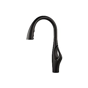 Pfister GT529-IHB Kai 1-Handle Pull-Down Kitchen Faucet Matte Black