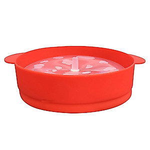 Popcorn Collapsible Bowl, microwave popcorn popper, Silicone Popcorn Popper Machine, Foldable Popcorn Maker, micrropop with ergonomic Design for Dorm Small Kitchen Officce