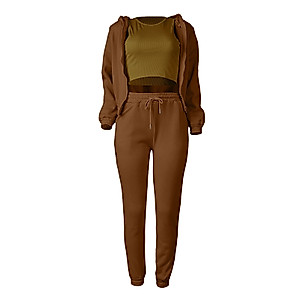 gray sweat pants women with pockets matching sets women clothing trendy clothes crewneck sweatshirts pullover ribbed t shirt matching lounge sets tracksuit winter outfits black oversized sweater