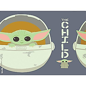 Tervis The Mandalorian Child in Carrier Made in USA Double Walled Insulated Tumbler Travel Cup Keeps Drinks Cold & Hot, 24oz, Classic