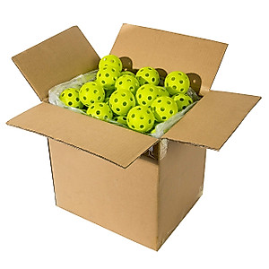 Franklin Sports X-26 Indoor Pickleballs - Bulk Indoor Court Pickleball Balls - USA Pickleball (USAPA) Approved Tournament Pickleballs - Bulk 100 Pack Inside Pickleballs - Lime Green