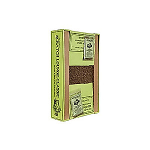 Scratch Lounge Cardboard Cat Scratcher & Lounger with Extra Floor Refill & Catnip - XL 13x22 for Large Cats - Heavy Duty Reversible Durable Bed Lasts 10x Longer Than Conventional Scratchers