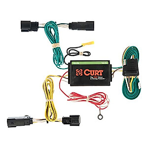 CURT 56121 Vehicle-Side Custom 4-Pin Trailer Wiring Harness, Select Lincoln MKX , Black
