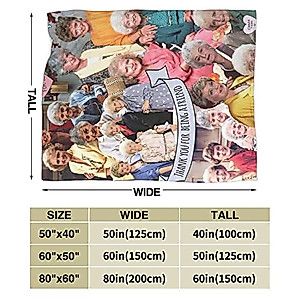 CANDU Fleece Throw Blankets Flannel Sleep Cozy Lightweight Ultra-Soft Micro Blankets for Sofa Travel Air Conditioning Bedding 80''x60'', Black 2