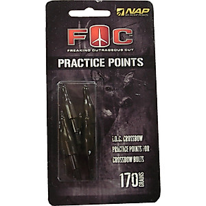 New Archery Products F.O.C. Practice Points (Pack of 6)