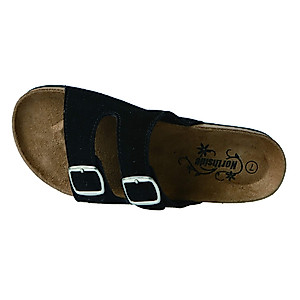 Northside Women's Mariani Slide Sandal, Black, 9