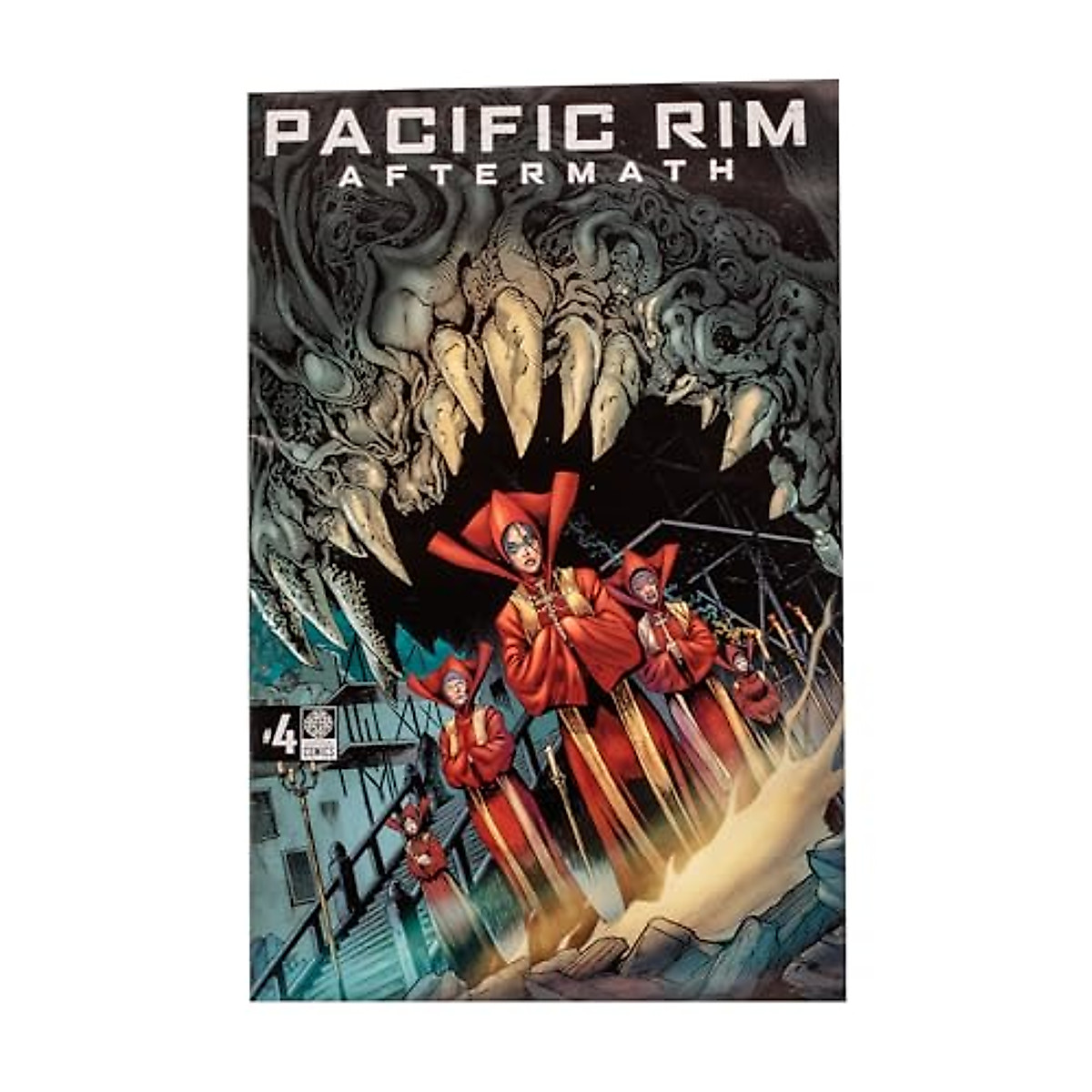 Pacific Rim McFarlane Toys Raiju (Kaiju) 4" Scale Figure Playset with Comic