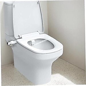 Bidet Attachment for Toilet, Non Electric Bidet Toilet Seat Attachment with Dual Nozzle, Adjustable Toilet Bidet Attachment for Sanitary and Feminine Wash, Toilet Bidet Attachment